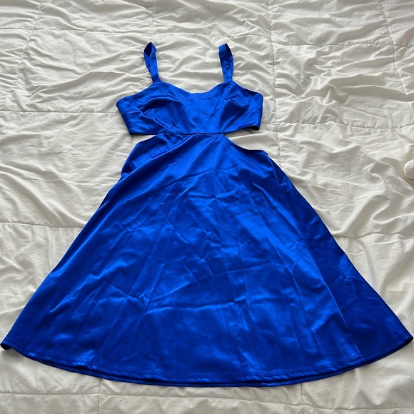 Dresses | Royal Blue Mini Dress | Poshmark